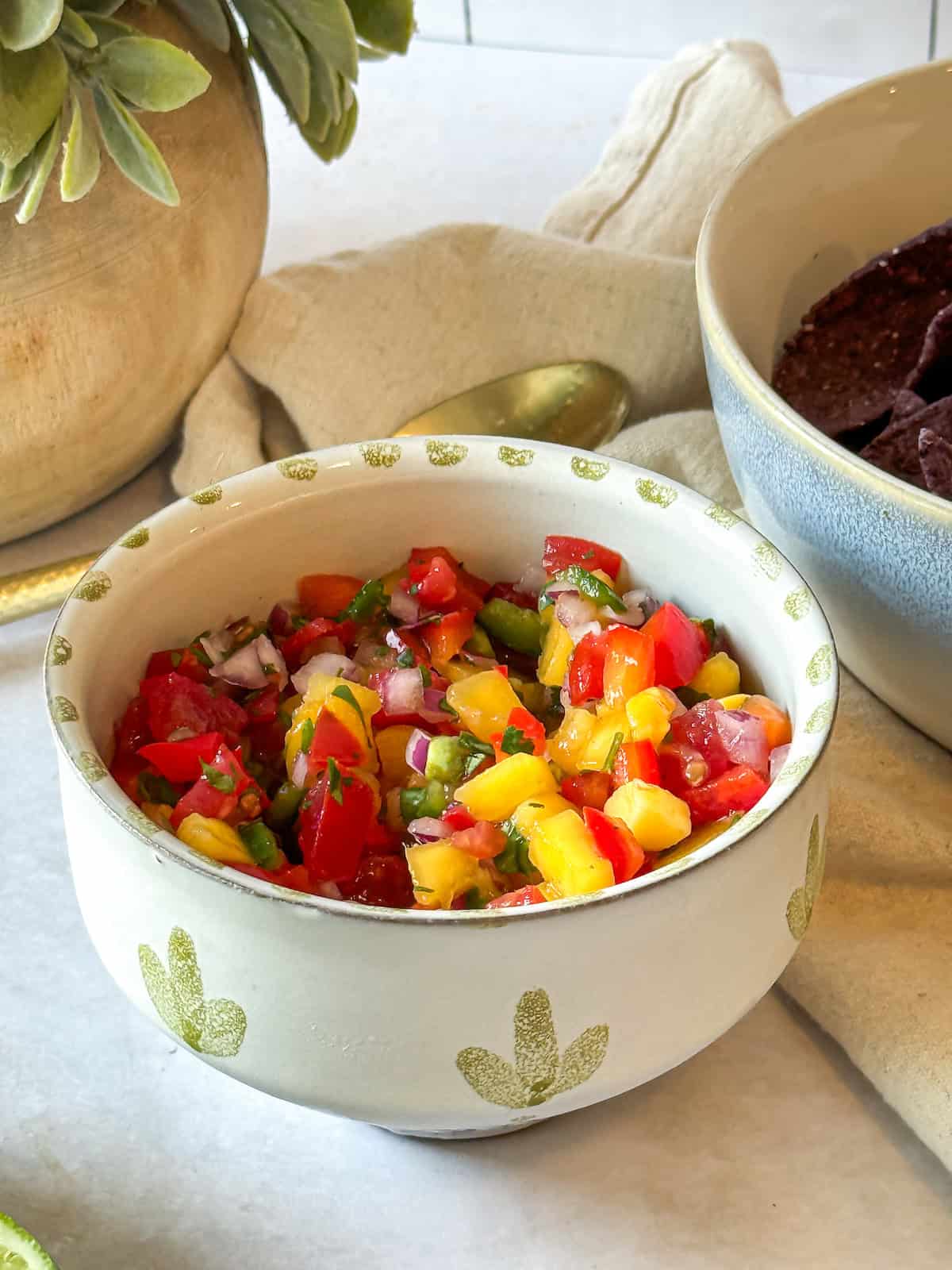 Fresh Mango Pico de Gallo with Lime, Easy Recipe - Mallory the ...