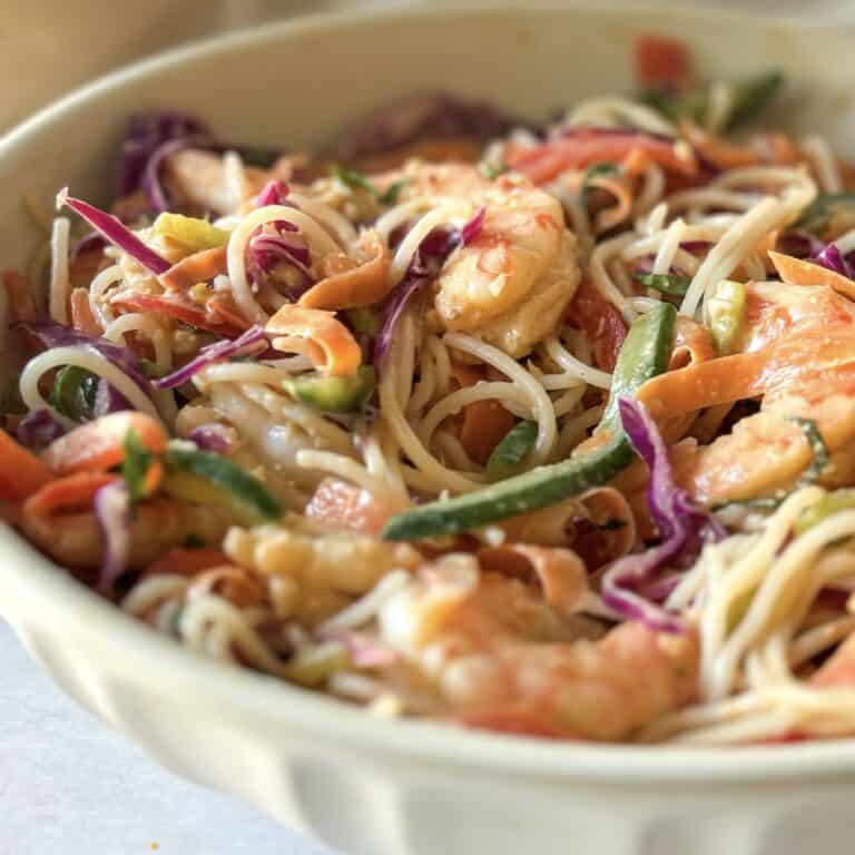 Spring Roll in a Bowl with Peanut Sauce (Easy Recipe) - Mallory the ...
