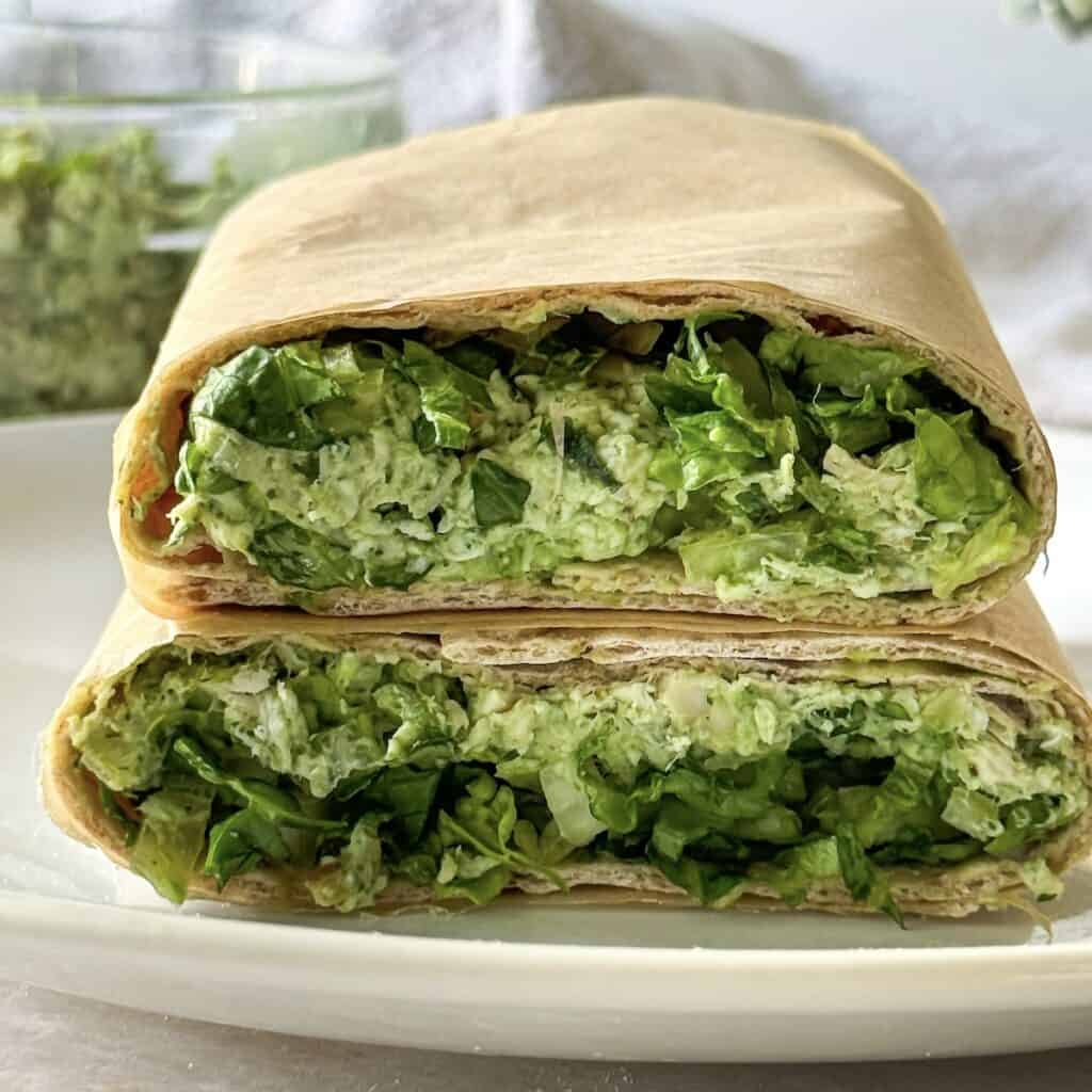 Healthy Tuna Melt Wrap Recipe, Easy 10 Minute Lunch - Mallory the ...