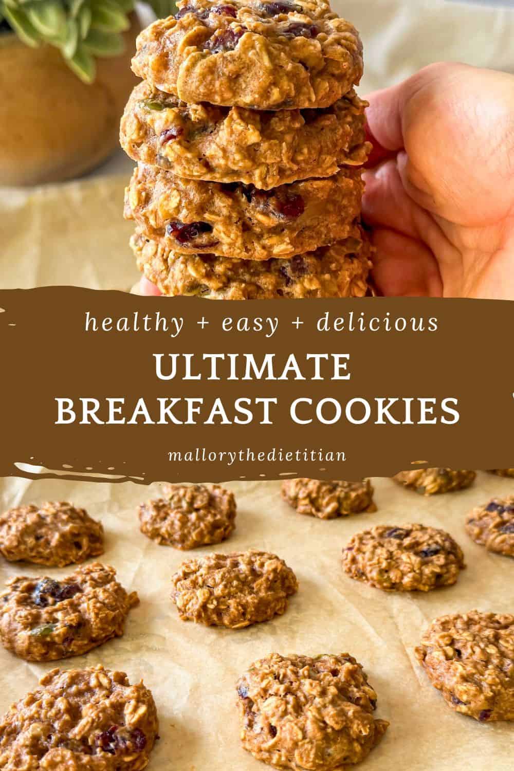 Healthy Breakfast Cookies (Wholesome Ingredients) - Mallory the ...